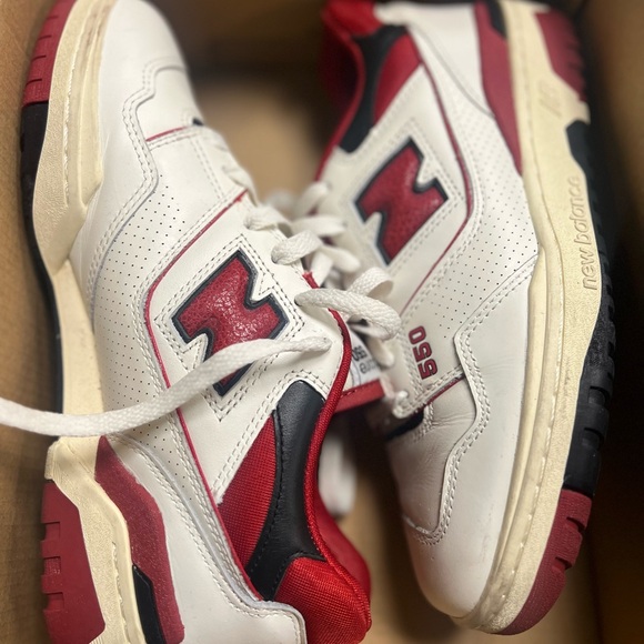 New Balance | Shoes | Aime Leon Dore Ald X New Balance 55 White Red ...